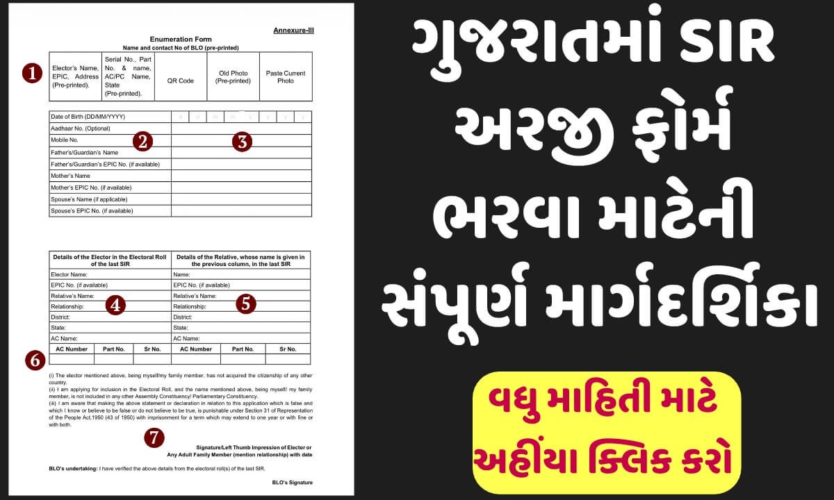 Gujarat SIR Application: Fill Form, Upload Docs & Track Status